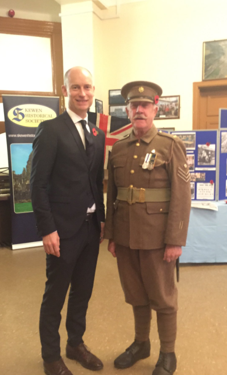 Skewen First World War Memorial Unveiling - Stephen Kinnock - Labour MP ...
